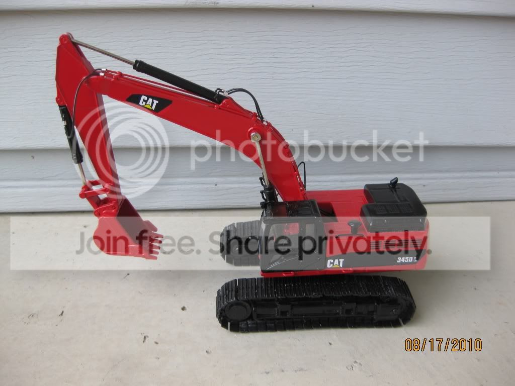 Custom 1/50 Caterpillar 345DL Excavator-red and black - General Topics ...