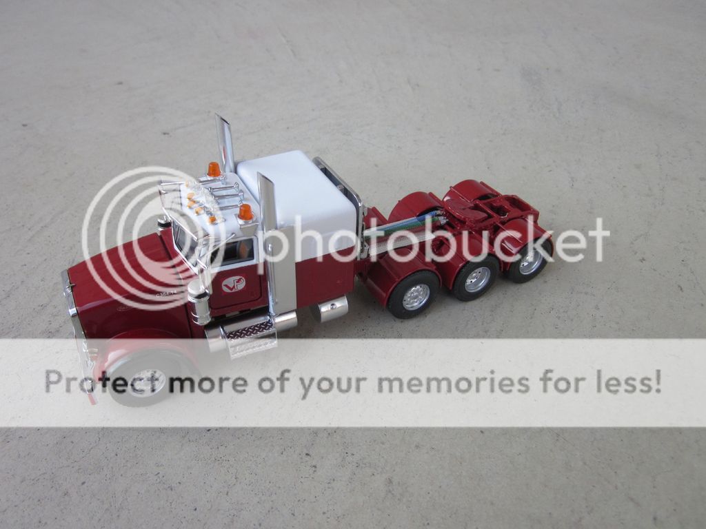Custom First Gear Peterbilt 367 with ASAM 3x3x3 Beam Trailer - General ...