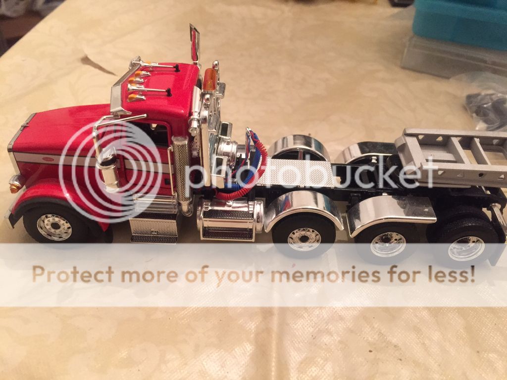 Custom First Gear Peterbilt 367 with ASAM 3x3x3 Beam Trailer - General ...