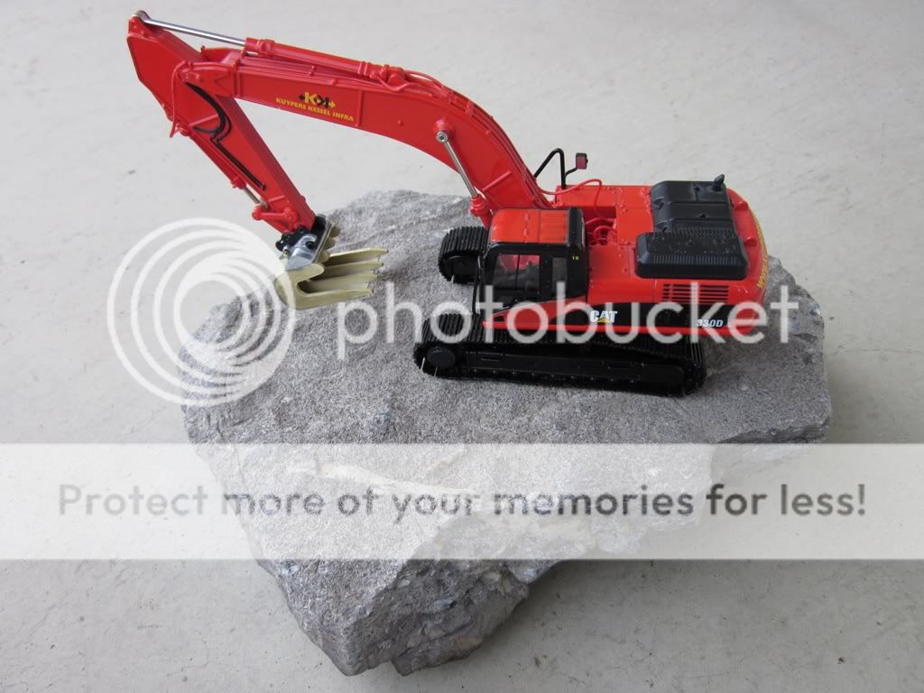 Custom 1/50 scale Slab Grab Bucket for Norscot Cat 330D/336D Excavators ...