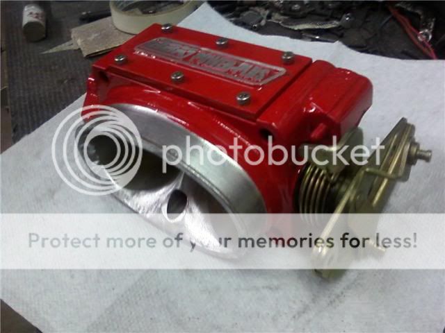 FS red 52mm BBK throttle body >>>RED